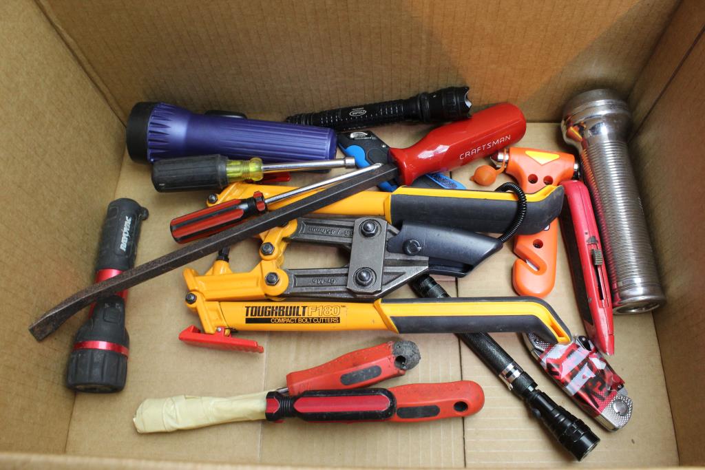 Toughbuilt Bolt Cutters, Blue Hawk Mallet, + More 10+ Pieces | Property ...