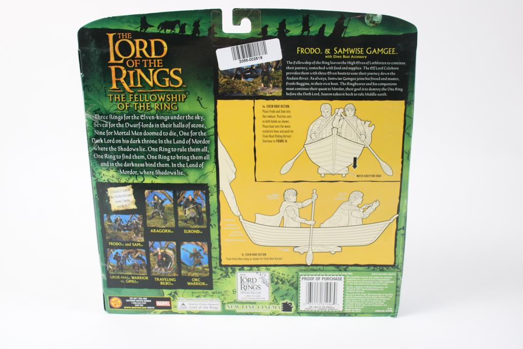 Toy Biz The Lord Of The Rings The Fellowship Of The Ring Frodo ...