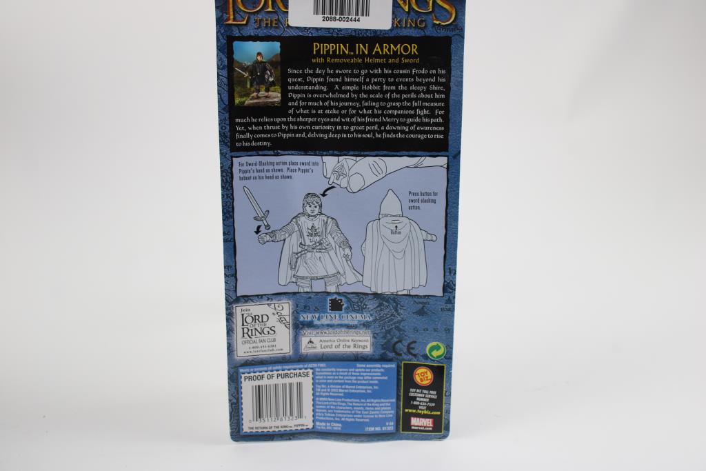 Toy Biz The Lord Of The Rings The Return Of The King Pippin In Armor ...