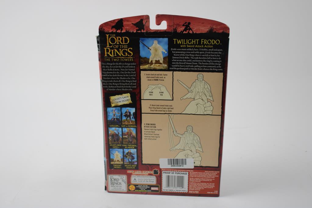 Toy Biz The Lord Of The Rings The Two Towers Twilight Frodo Action ...