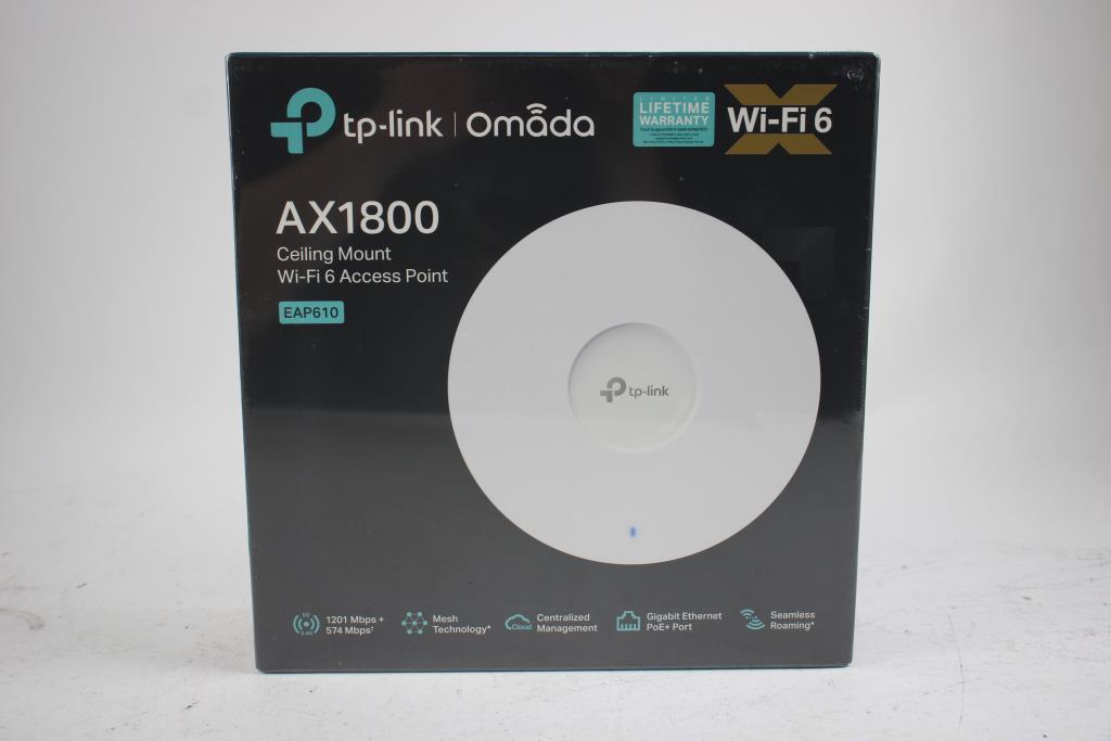 TP-Link Omada AX1800 Ceiling Mount Wi-Fi 6 Access Point, EAP610 ...