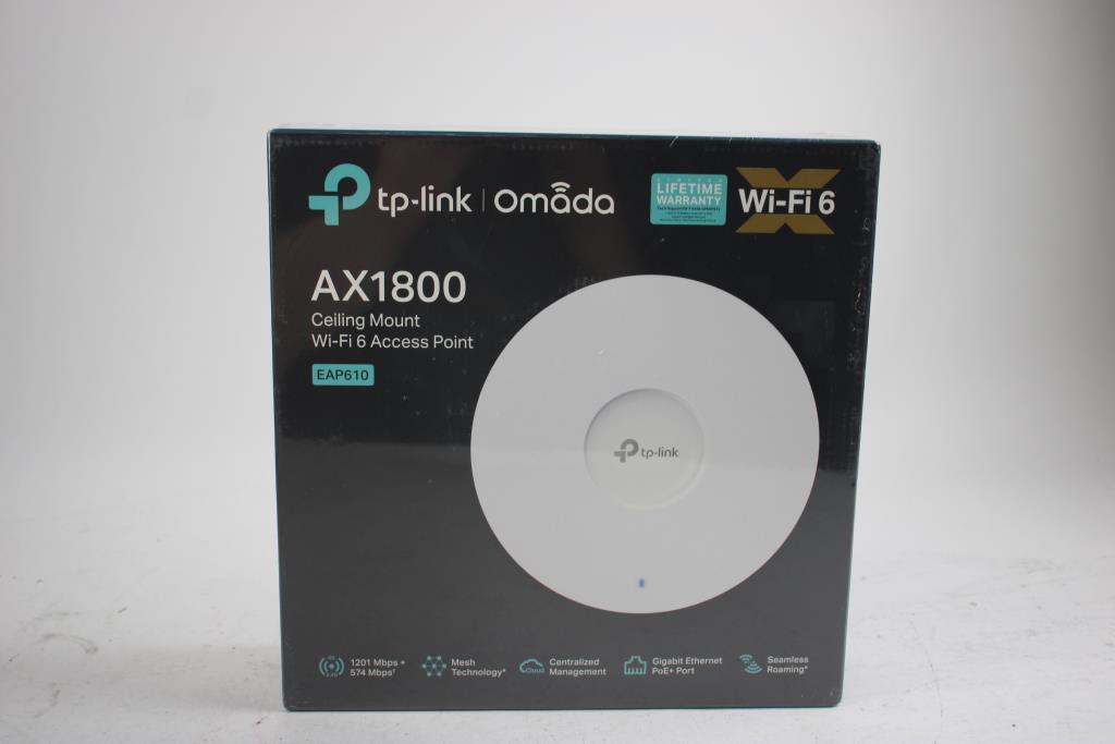 TP-Link Omada AX1800 Ceiling Mount Wi-Fi 6 Access Point, EAP610 ...