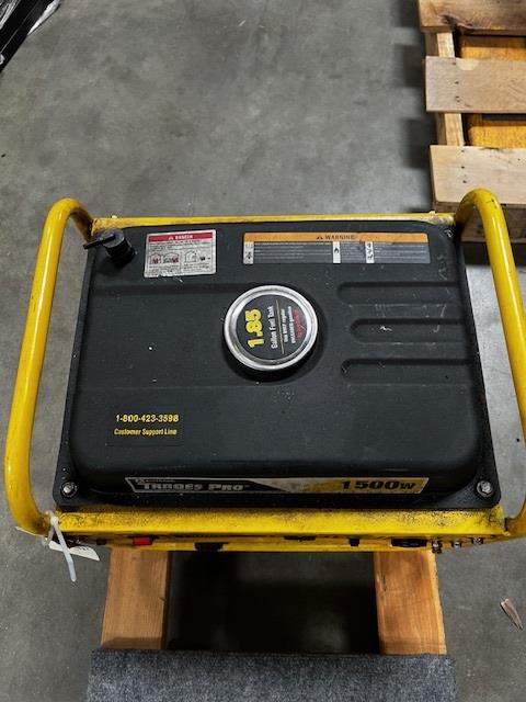 Trades Pro 1500w Gas Generator | Property Room