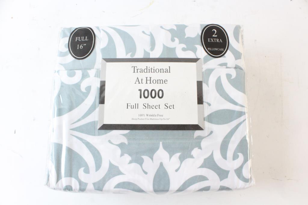 Traditional At Home Full Sheet Set | Property Room