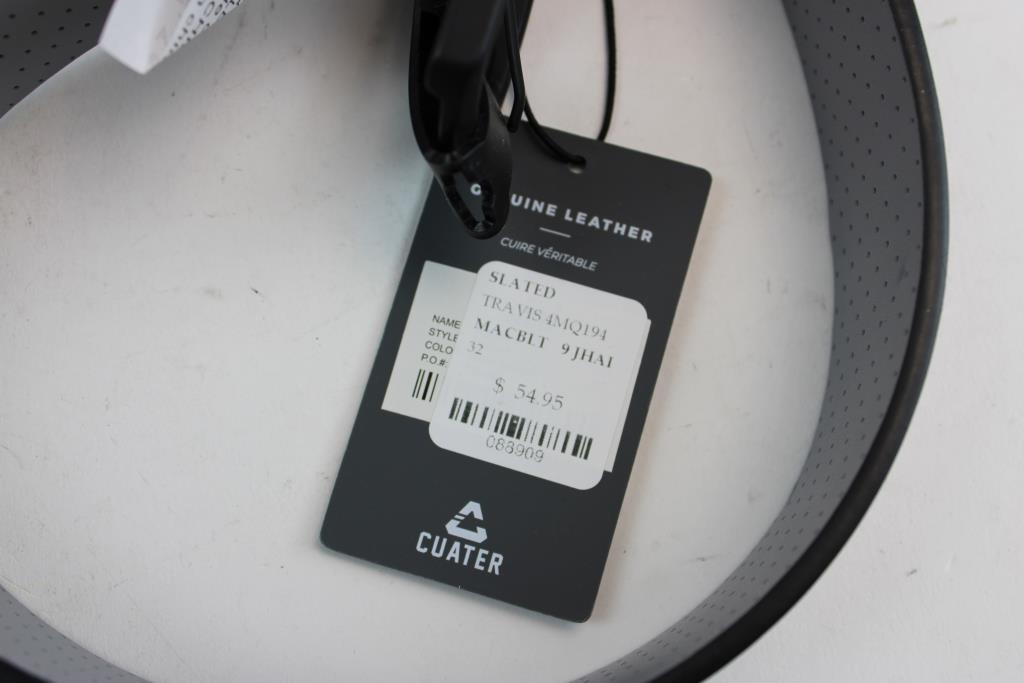 Travis Mathew Cuater Leather Belt; Size 32 | Property Room