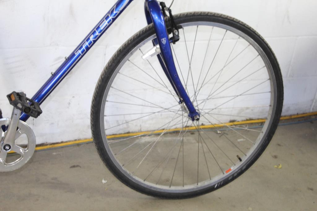 Trek Blue Hybrid Bike | Property Room