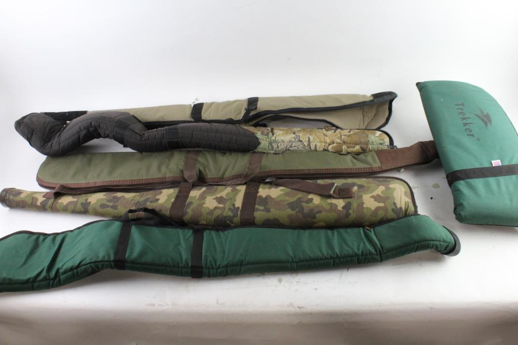 Trekker Soft Shell Rifle Case And More, 6 Pieces | Property Room