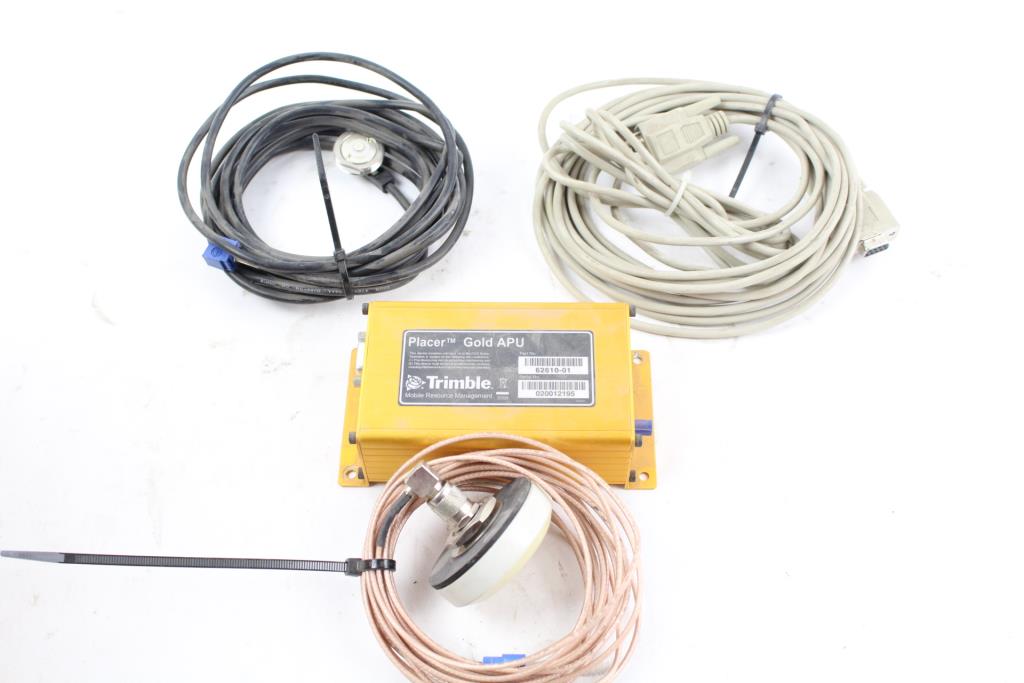 Trimble, Placer Gold APU GPS With Cables, 3 Pieces | Property Room