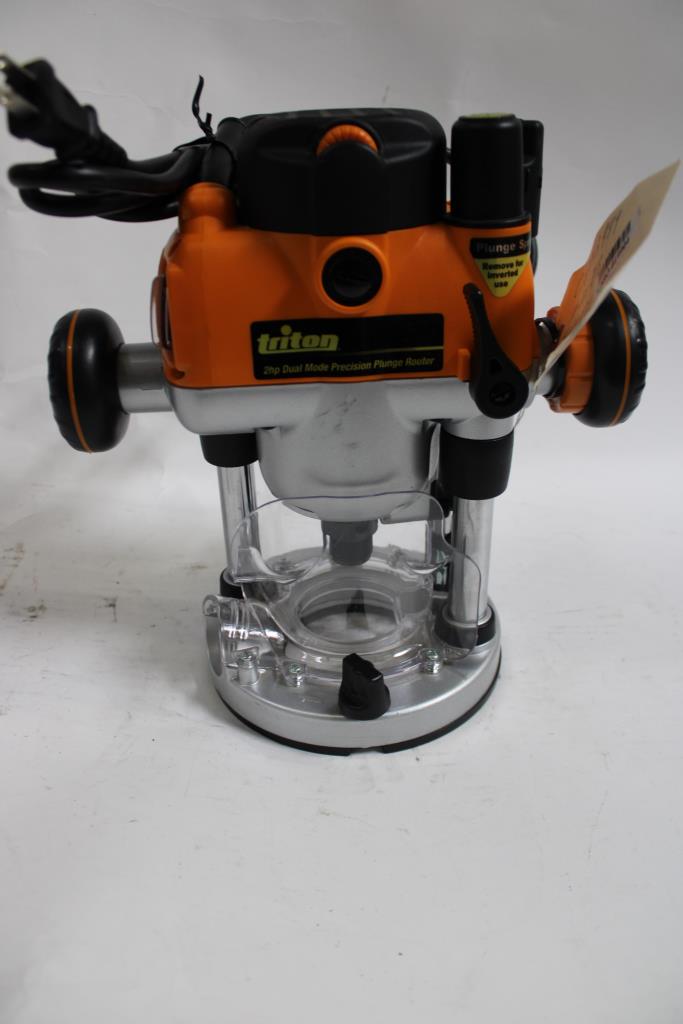 Triton 2 Hp Dual Mode Plunge Router | Property Room