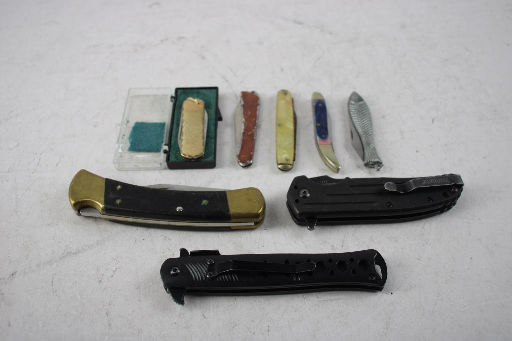 TRS Switch Knife, Kershaw Switch Knife, And More, 8+ Pieces | Property Room