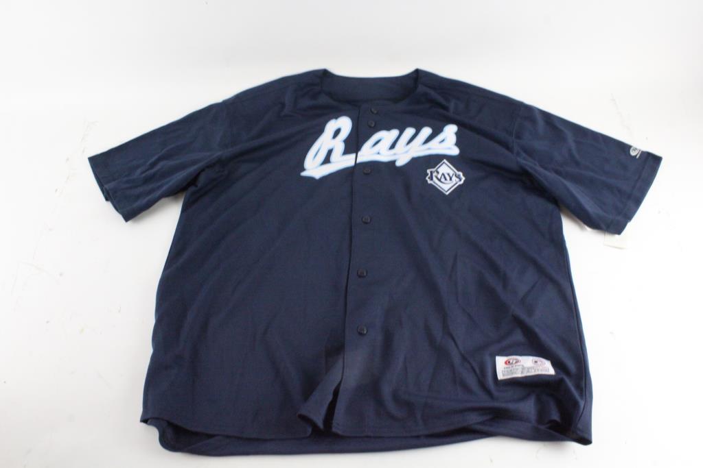 True Fan MLB Genuine Merchandise Tampa Bay Rays Jersey, XL | Property Room