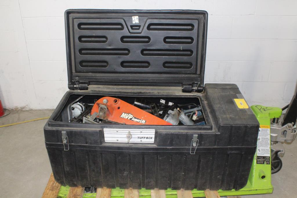 Tuff-Box Storage Conatiner With 250+ Lbs Of Scrap Metal | Property Room
