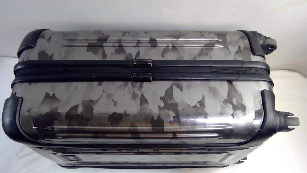 Tumi 4-Wheel Hard Shell Carry On Suitcase, Grey | Property Room