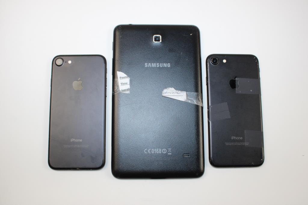 Two Apple IPhones Model A1660 With Samsung SM-T230NU Tablet | Property Room