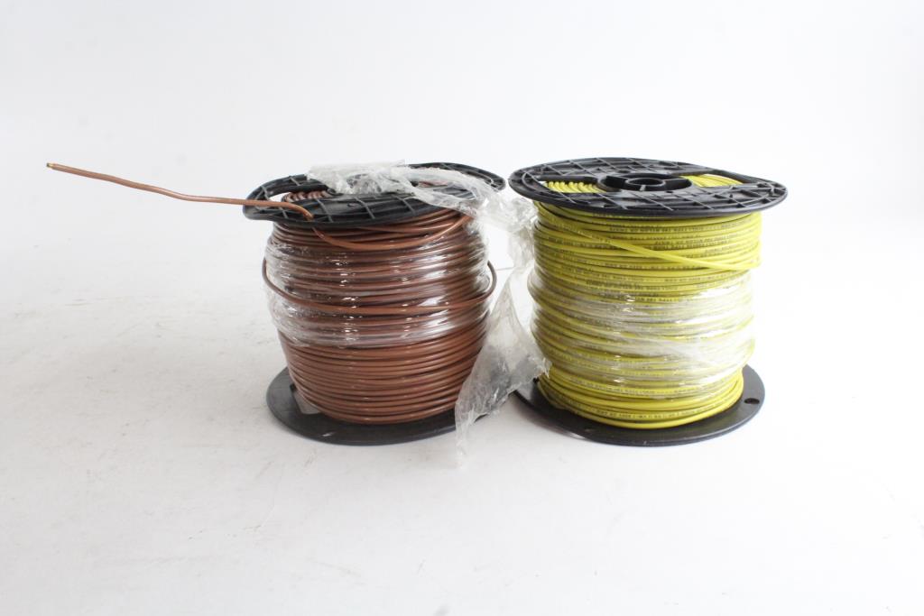Two SPools Of 12AWG Wire | Property Room