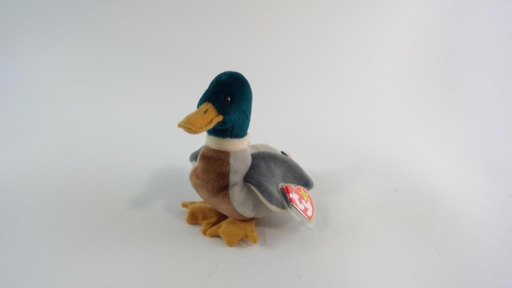 Ty Beanie Baby Jake The Mallard Drake Duck Rare Retired Vintage 1997 ...