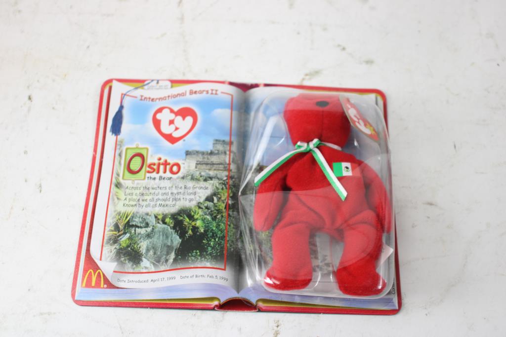 TY Mcdonald's Beanie Babies, International Bears II Osito The Bear ...