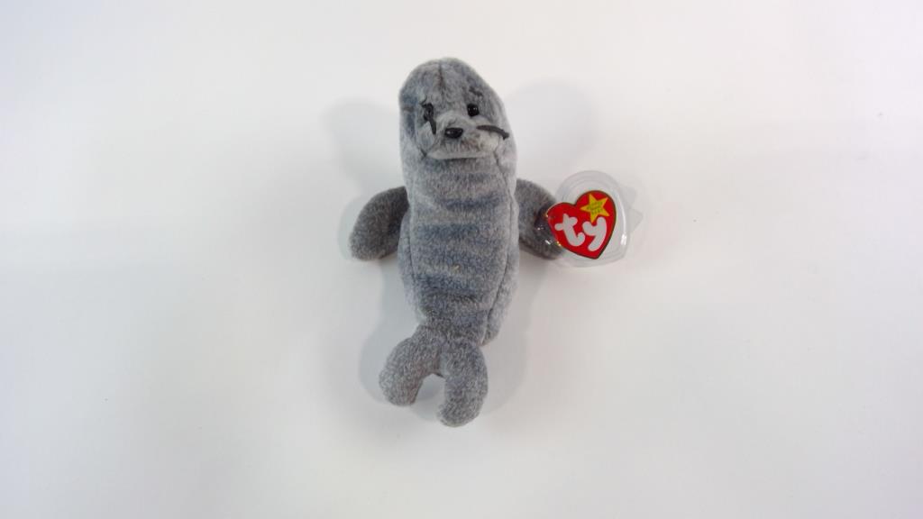 TY Slippery The Seal Beanie Baby, Retired | Property Room