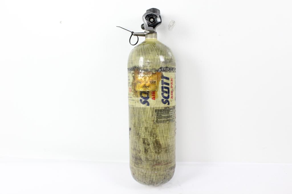 Tyco/Scott 200970-01 SCBA Air Pack Tank | Property Room