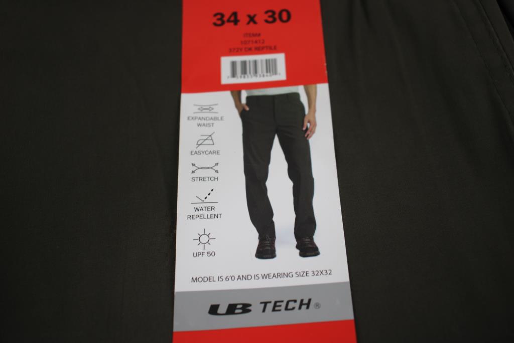UB Tech Comfort Waist Chino Pants, Size 34x30, 1071412 | Property Room