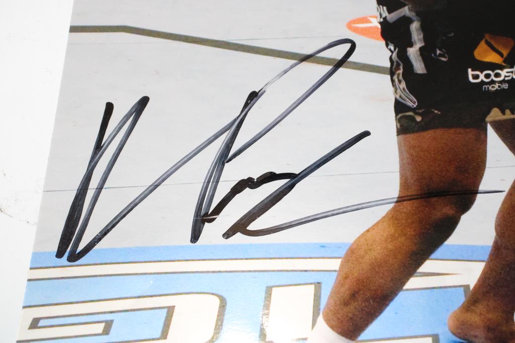 Ufc Fight Photograph With Unknown Fighter Names And Signatures ...