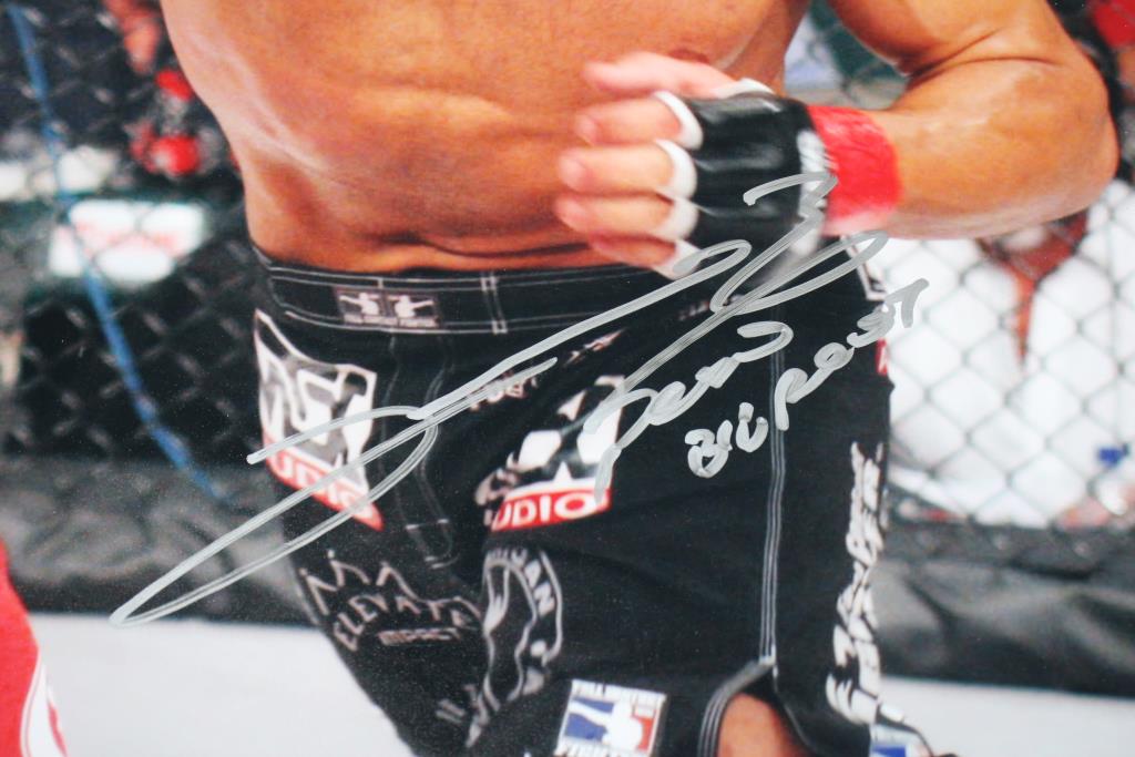 Ufc Fight Photograph With Unknown Fighter Names And Signatures ...