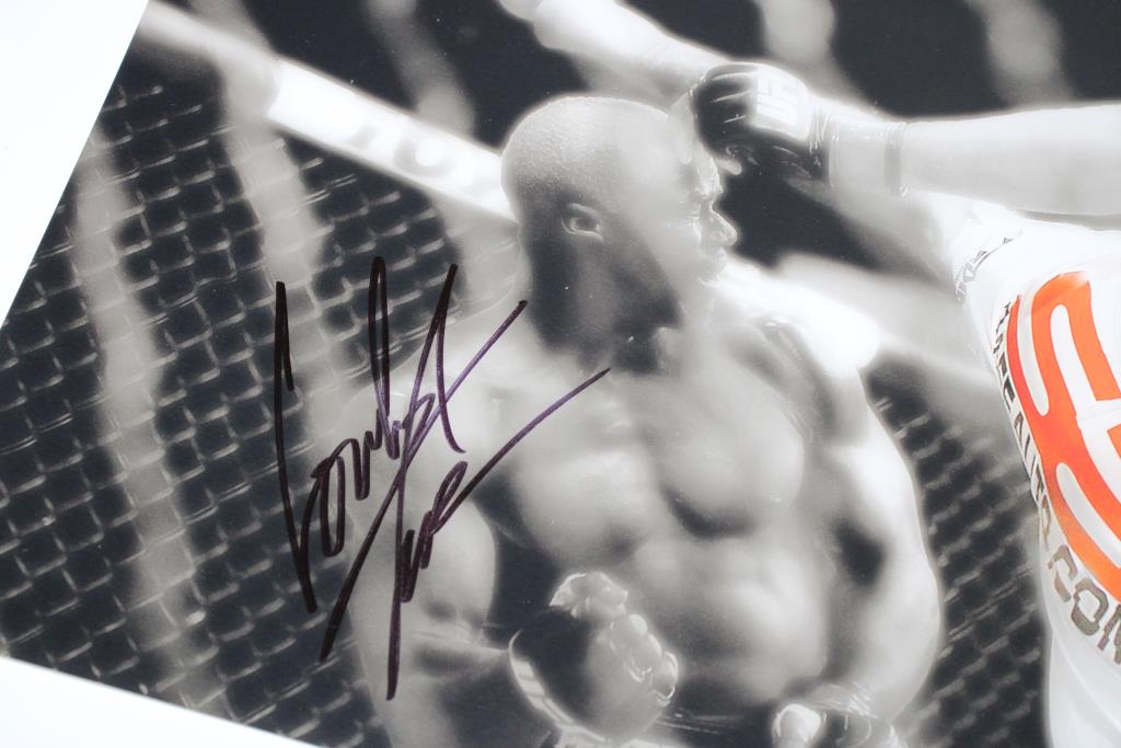 Ufc Fight Photograph With Unknown Fighter Names And Signatures ...