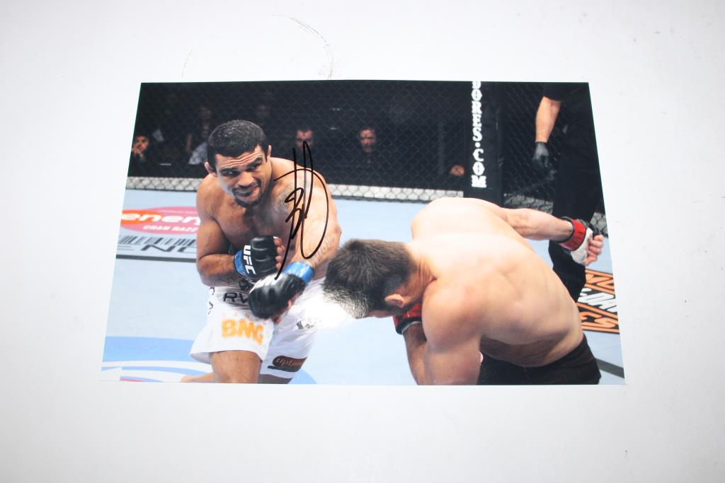 Ufc Fight Photograph With Unknown Signature | Property Room