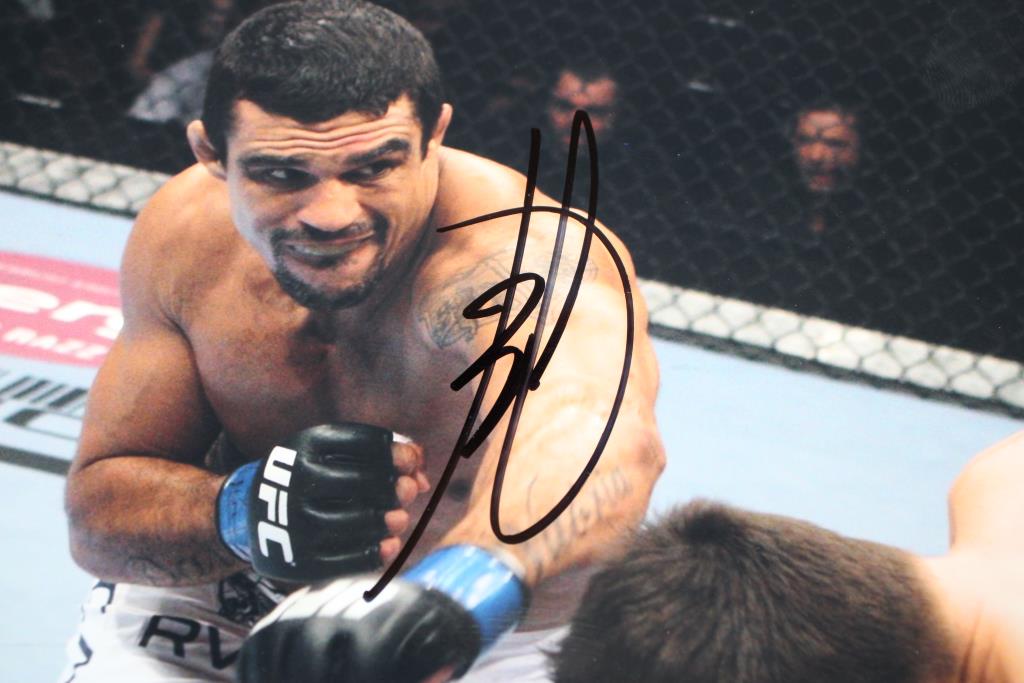 Ufc Fight Photograph With Unknown Signature | Property Room