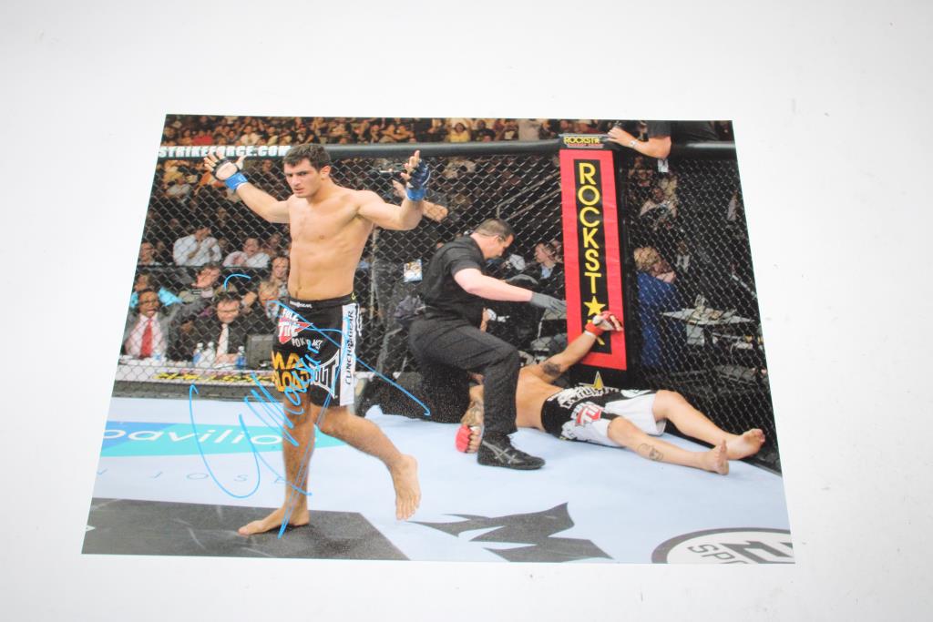 Ufc Fight Photograph With Unknown Signature | Property Room