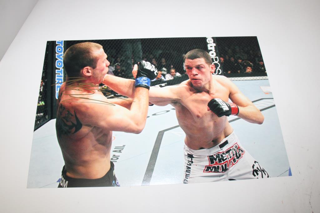Ufc Fight Photograph With Unknown Signature | Property Room