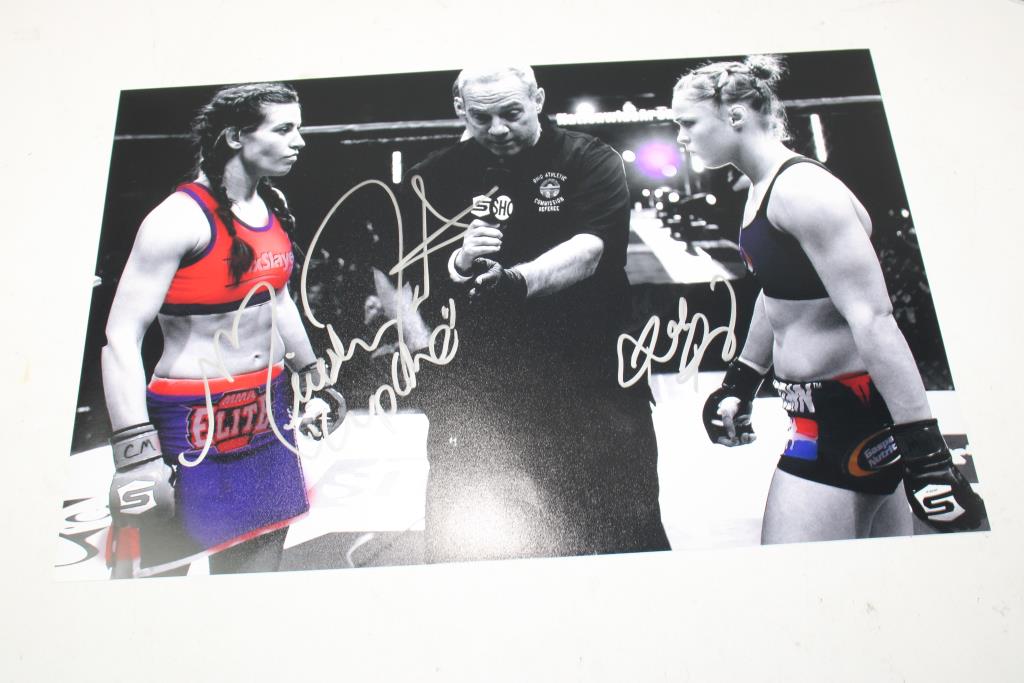 Ufc Fighter Photograph With Signatures | Property Room