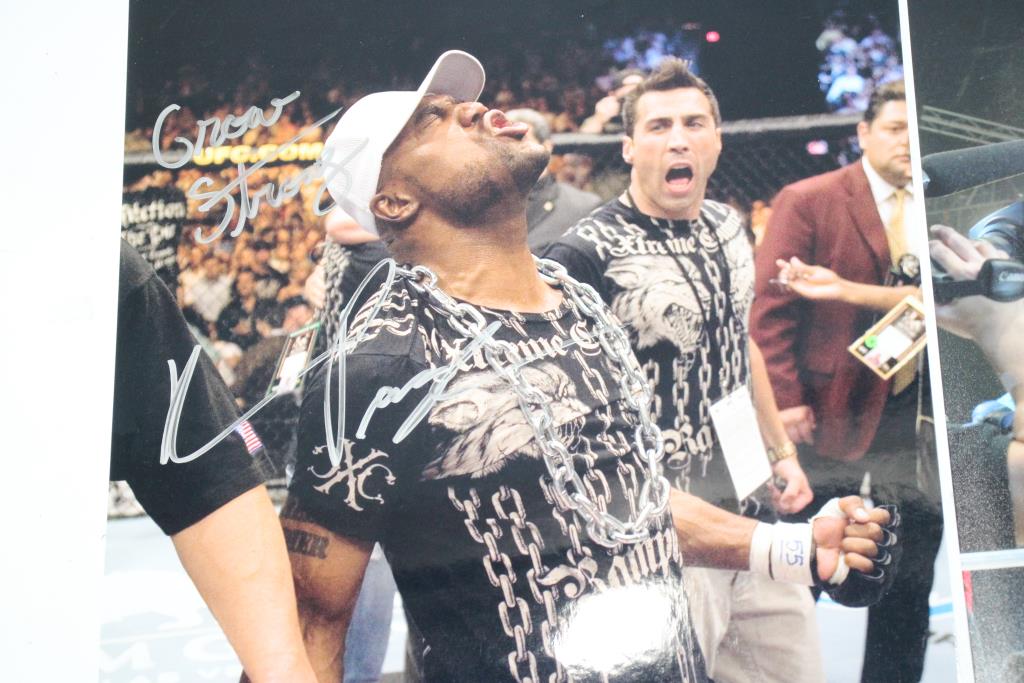 Ufc Fighters Photographs With Signatures | Property Room