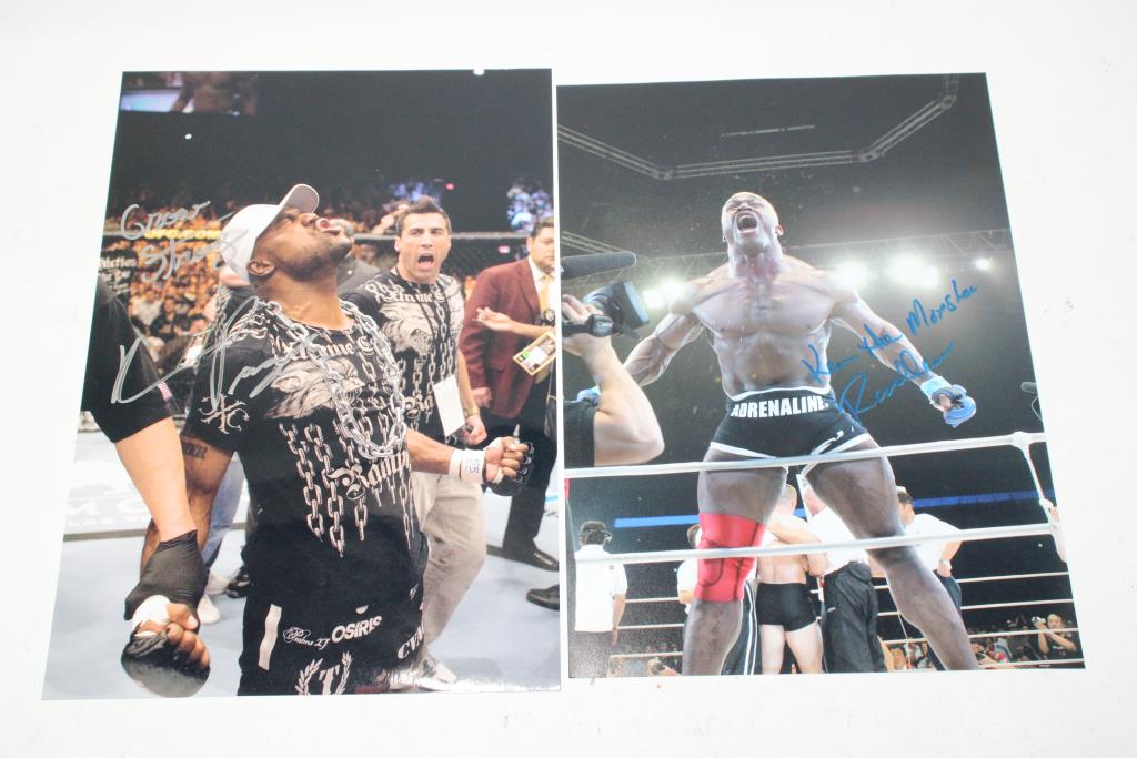 Ufc Fighters Photographs With Signatures | Property Room