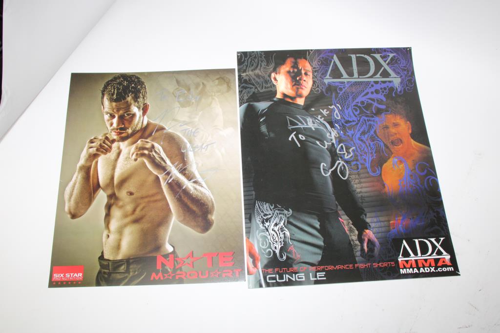 Ufc Fighters Photographs With Signatures | Property Room