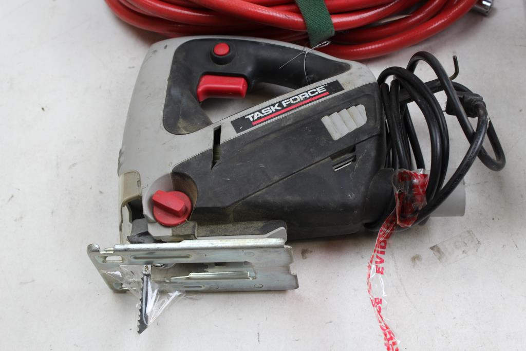 Uline H-1024 Manual Carton Stapler, Task Force TFJS Jigsaw, & More; 5 ...