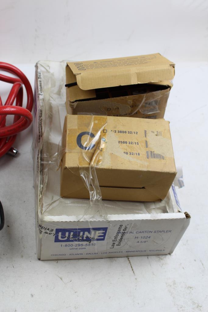 Uline H-1024 Manual Carton Stapler, Task Force TFJS Jigsaw, & More; 5 ...