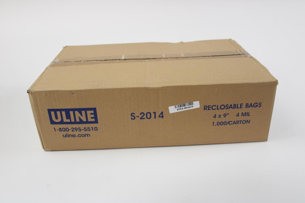 Uline Recolsable Bags | Property Room