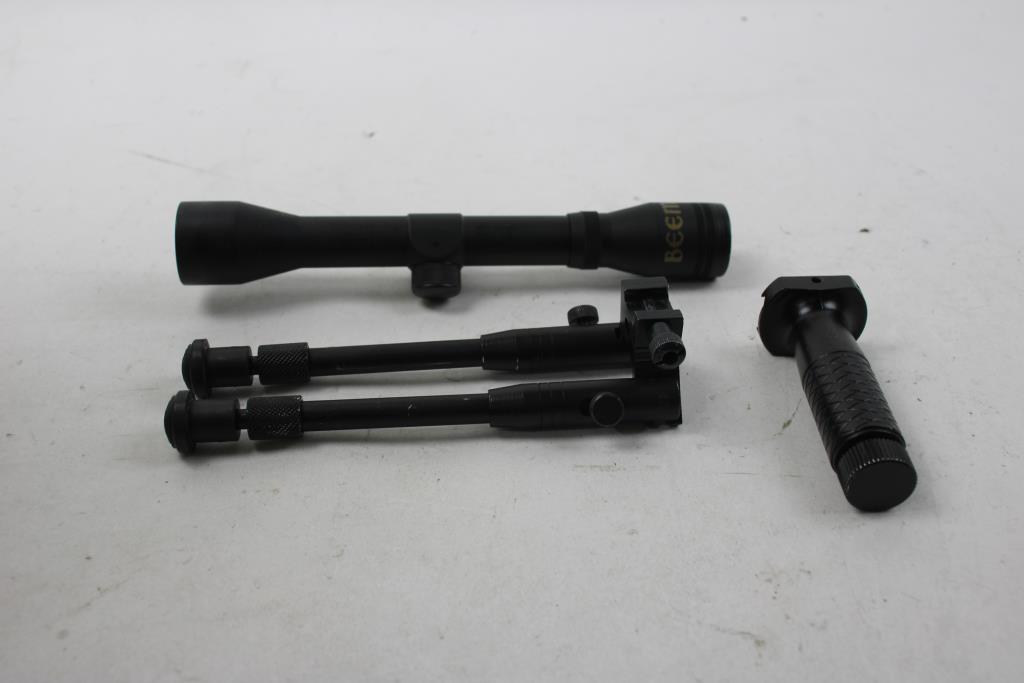 Ultimate Arms Gear Tactical 4 Reticle Sight, Beeman 4x32 Scope, And ...