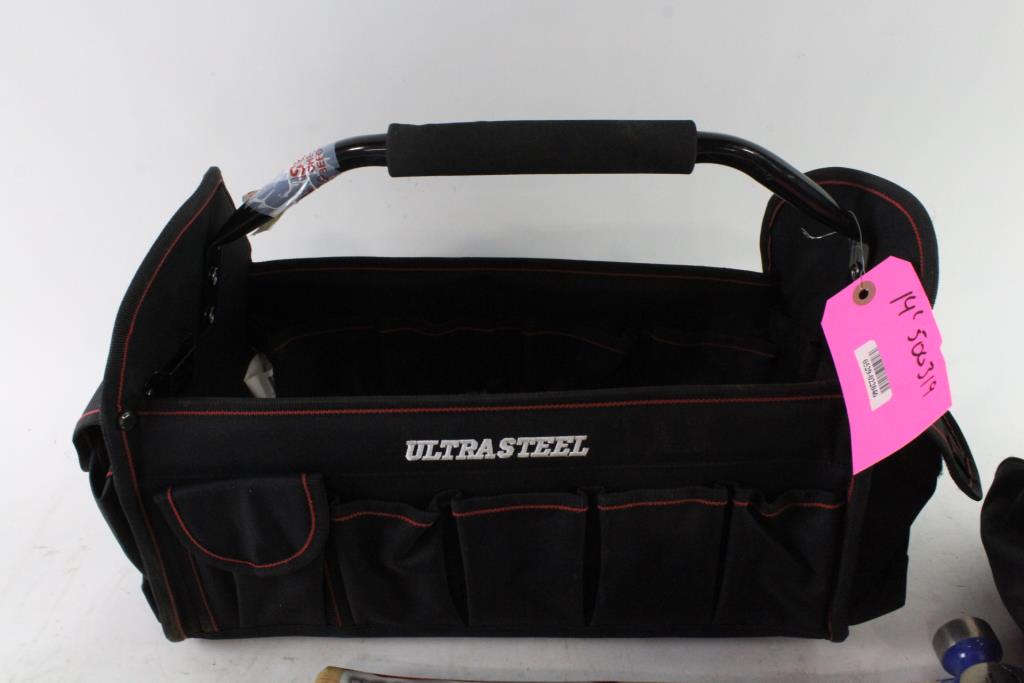 Ultra Steel Tool Bag With Tools, 10+ Pieces | Property Room