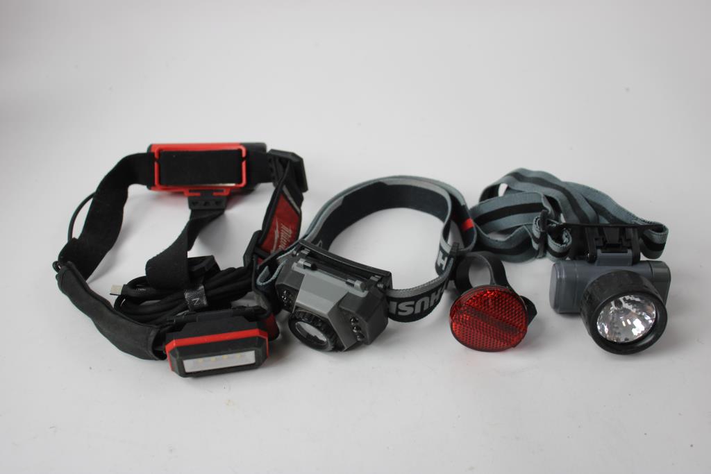 UltraFire Flashlight, Husky Headlamp, And More, 4 Pieces | Property Room