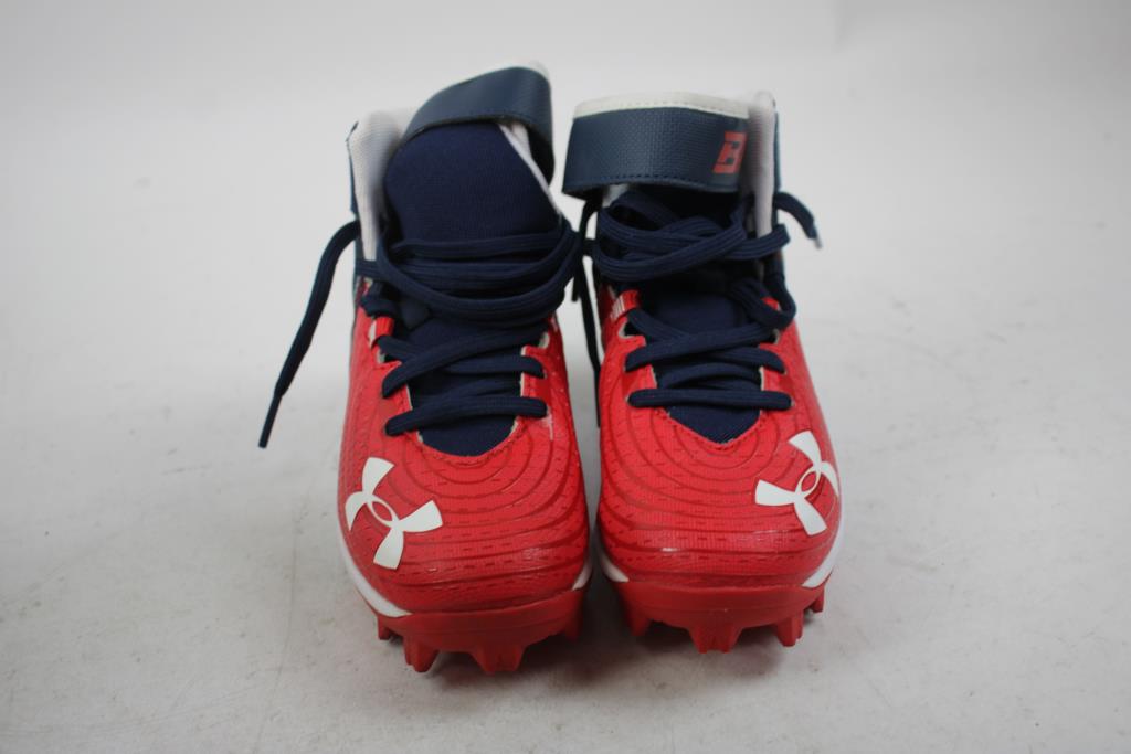 Under Armour Mid Sport Youth Cleats, Size 1Y | Property Room