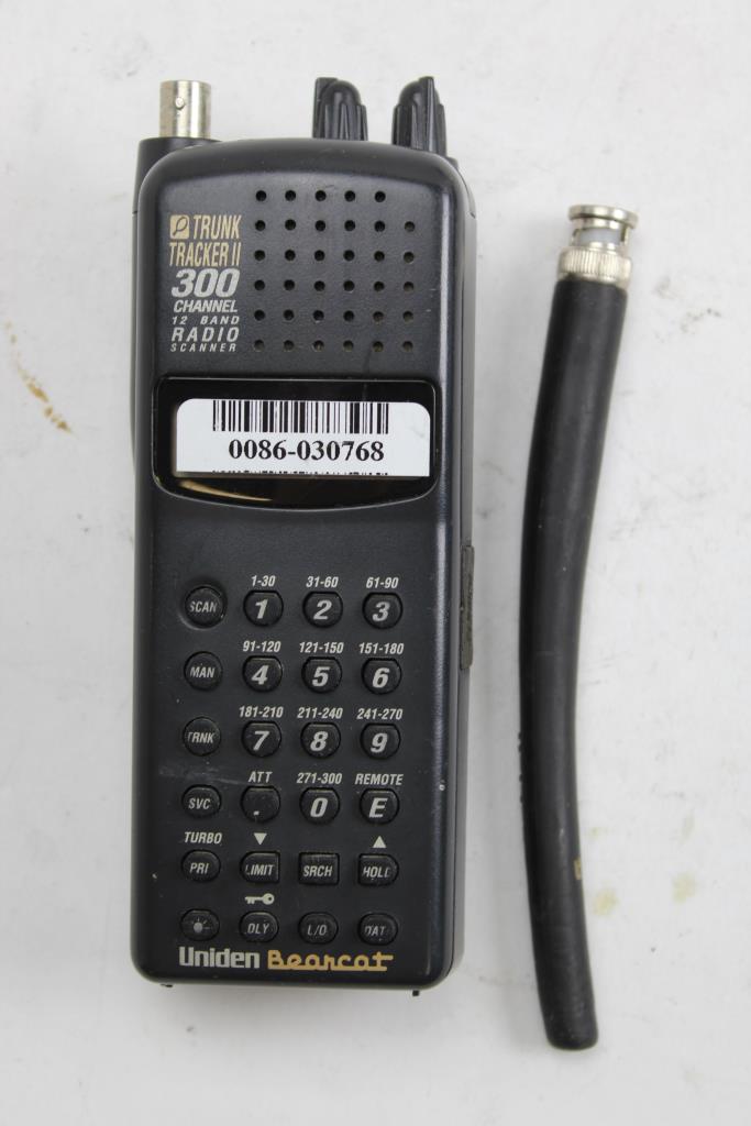 Uniden Bearcat Trunk Tracker II Radio Scanner | Property Room