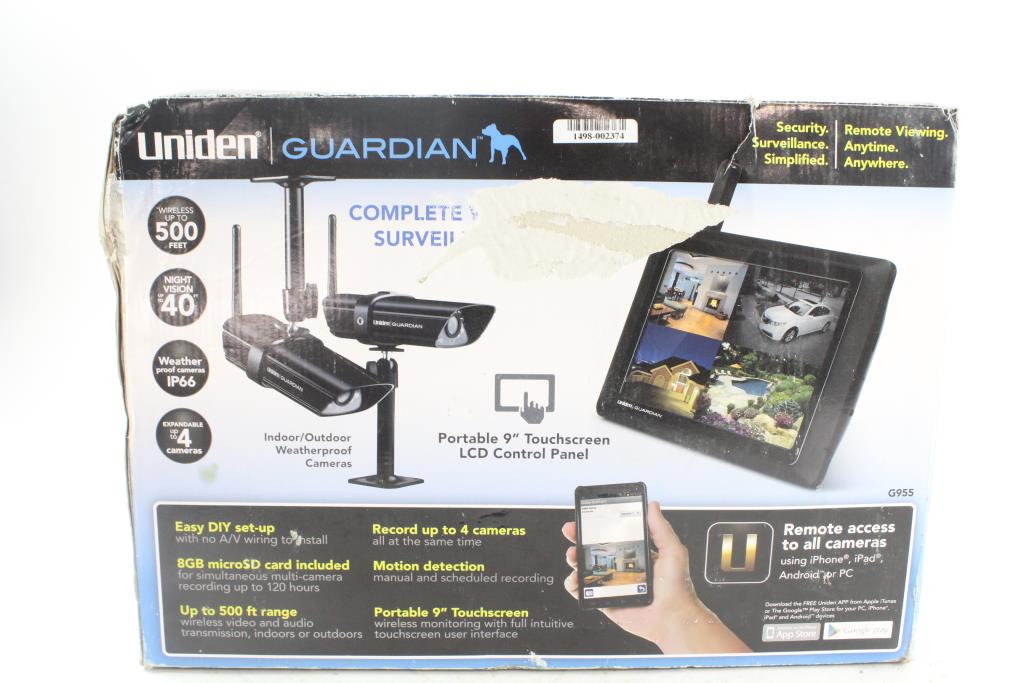 Uniden Guardian Home Surveillance Set | Property Room