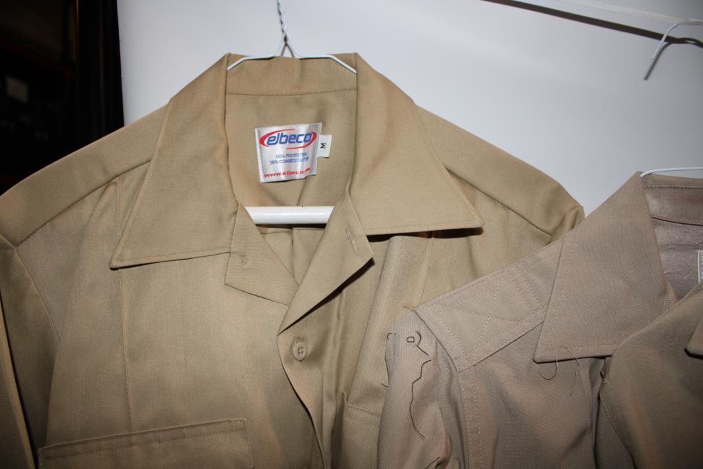 Uniform/Tactical Brown Work Shirts; 5+ Pieces | Property Room