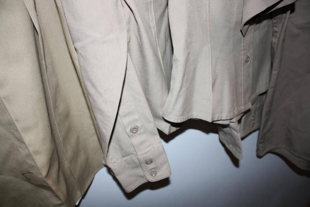 Uniform/Tactical Brown Work Shirts; 5+ Pieces | Property Room