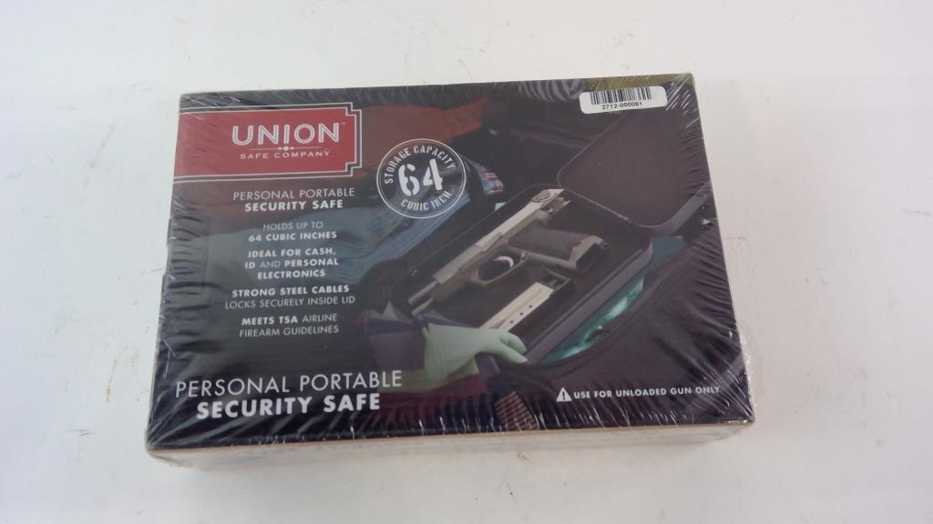 Union Safe Company Personal Portable Security Safe | Property Room