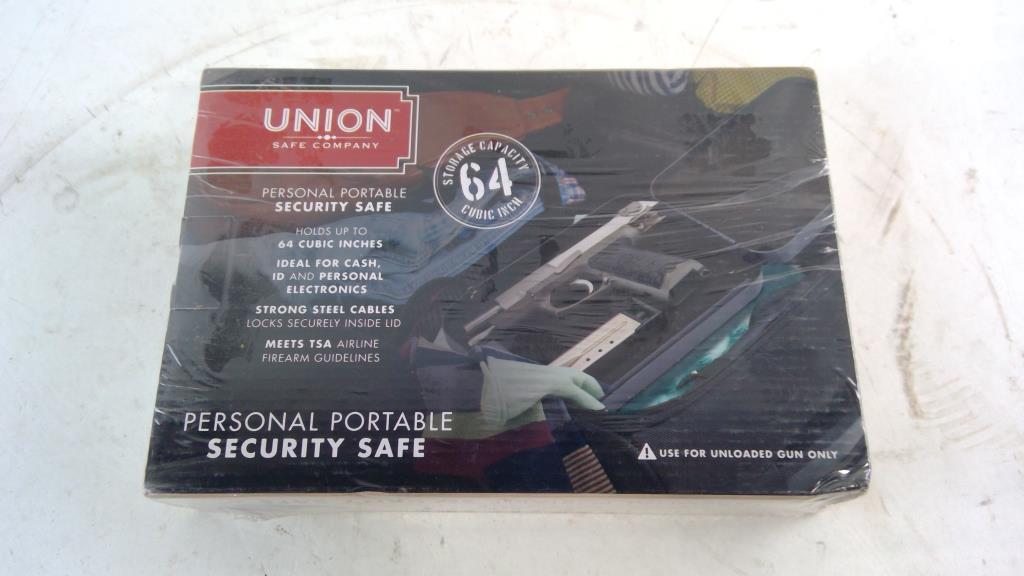 Union Safe Company Personal Portable Security Safe | Property Room