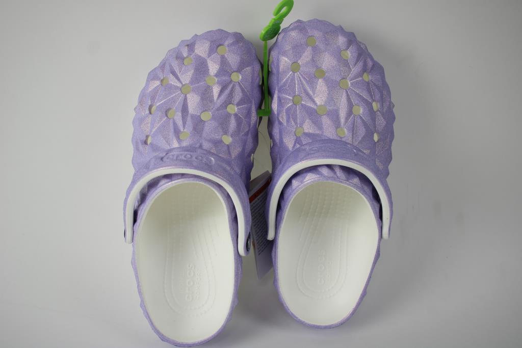 Unisex Iridescent Crocs Shoes Size M7 W9 | Property Room
