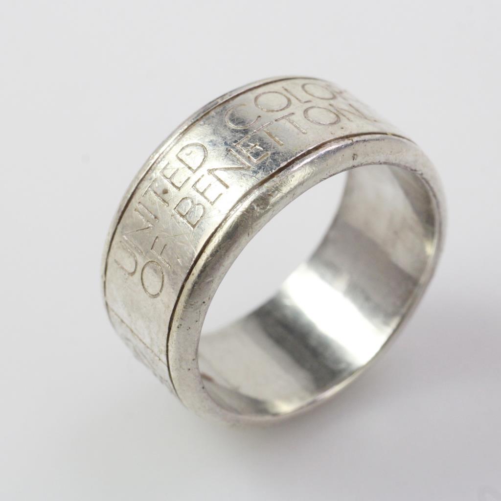 United Colors Of Benetton Silver Ring, 8.65g | Property Room